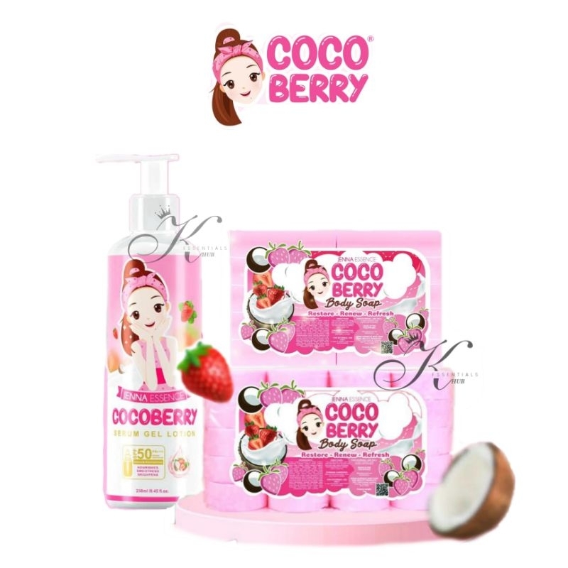 COCOBERRY BODY SOAP 1kg PACK /SERUM LOTION 250ml | Shopee Philippines