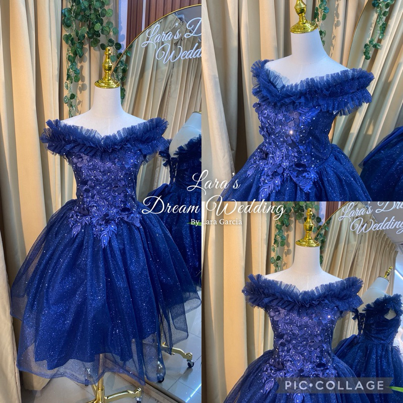 off shoulder cocktail dress with lace for js prom | Shopee Philippines