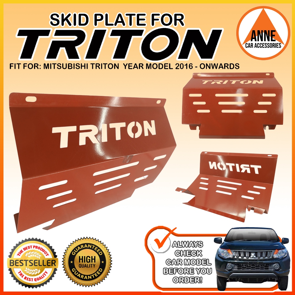 Skid Plate for Mitsubishi Strada 2016 - 2023 TRITON LOGO Engine ...