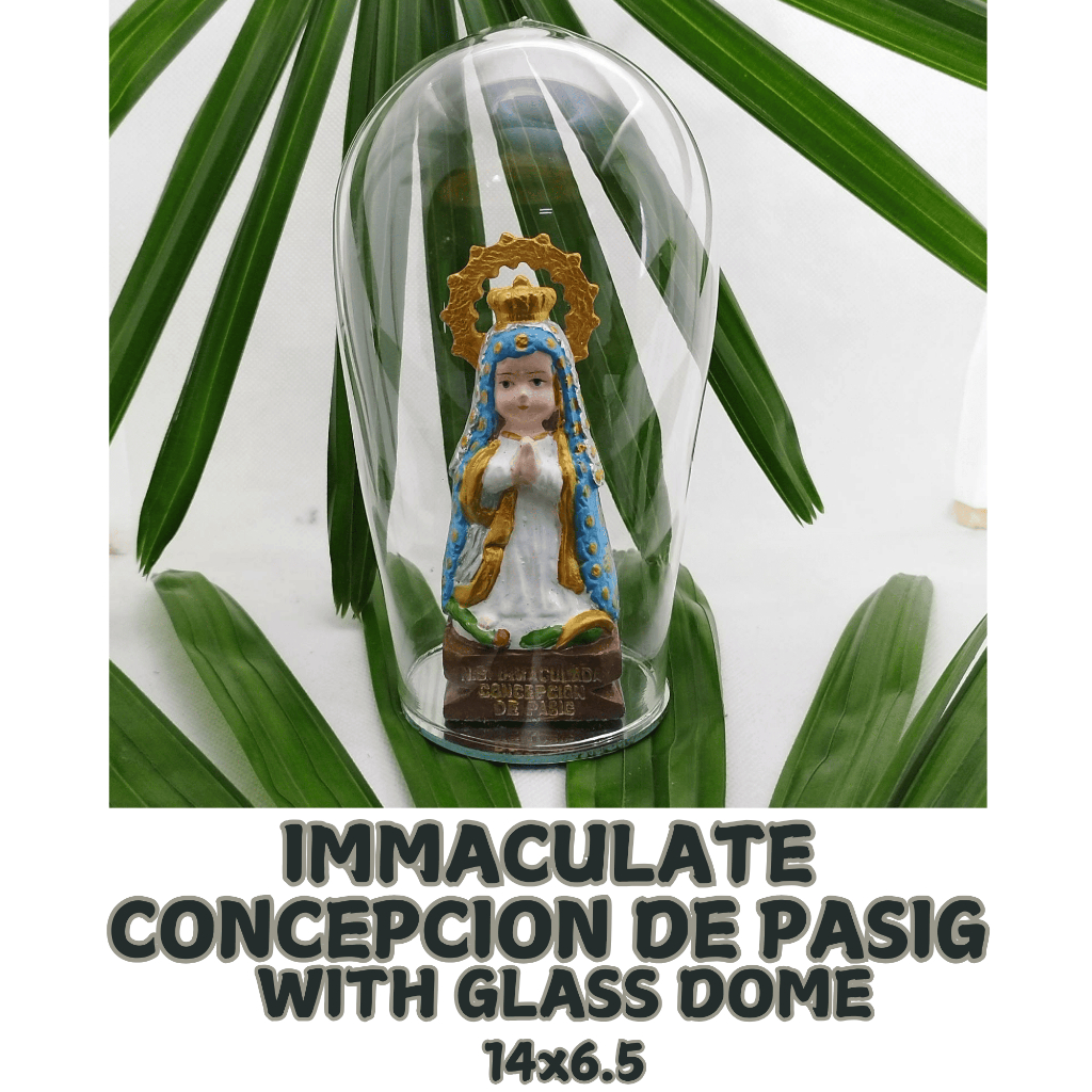Chibi Immaculate Concepcion de Pasig Religious Mini Statues with Glass ...