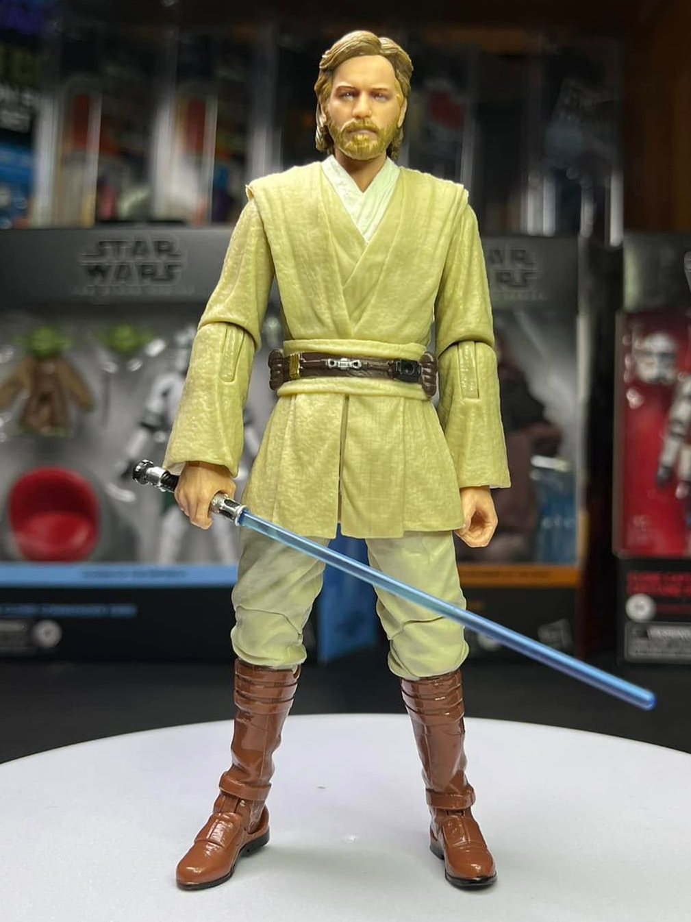 Star Wars Black Series Obi Wan Kenobi Jedi Knight Version | Shopee ...