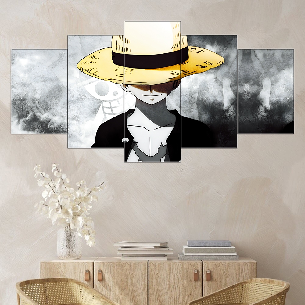 ONE PIECE Anime 5pcs Stickers HD Print Posters for Room Decor Gift ...