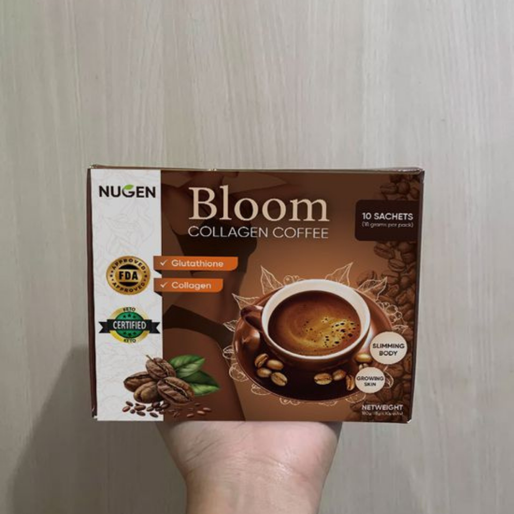 NUGEN Bloom Collagen Coffee Original add Collagen Coffee for Anti Aging ...
