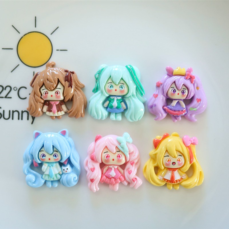 DIY resin charms girls set by piece #A1-A6 | Shopee Philippines