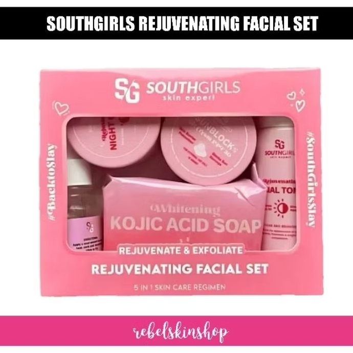 SOUTH GIRLS SKIN EXPERT REJUVENATING SET 5 in 1 with serum | Shopee ...