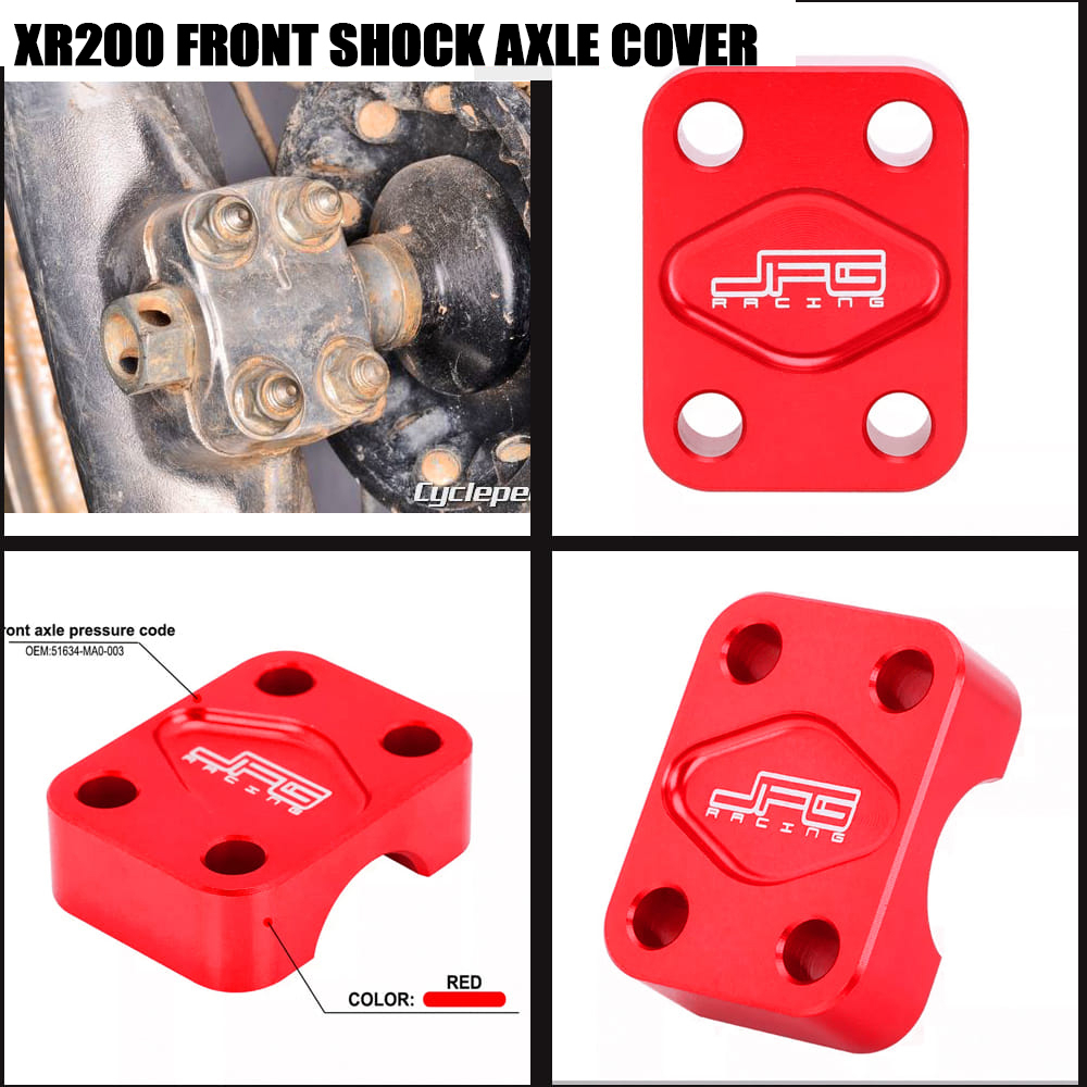 XR200 FRONT SHOCK AXLE COVER ALLOY (No fade 100%) | Shopee Philippines