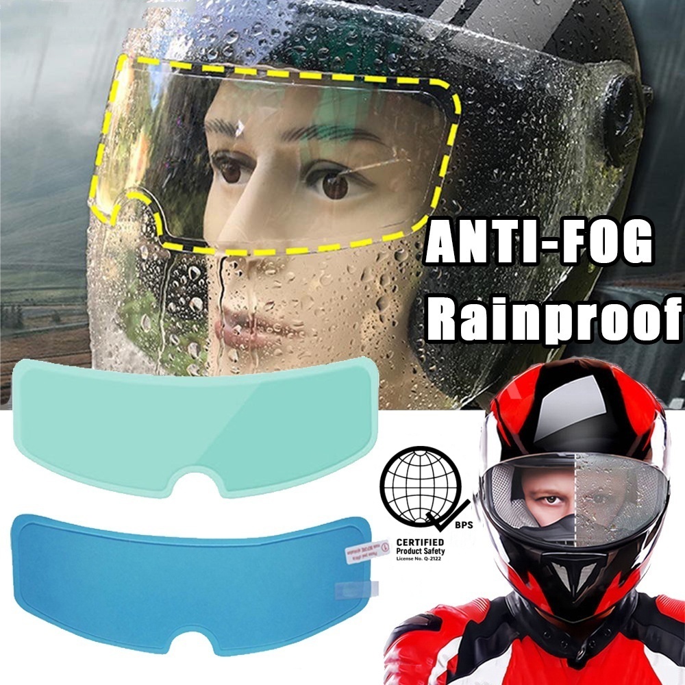 Carspark Motorcycle Anti Rain Anti Fog Film for Helmet Transparent Rain ...