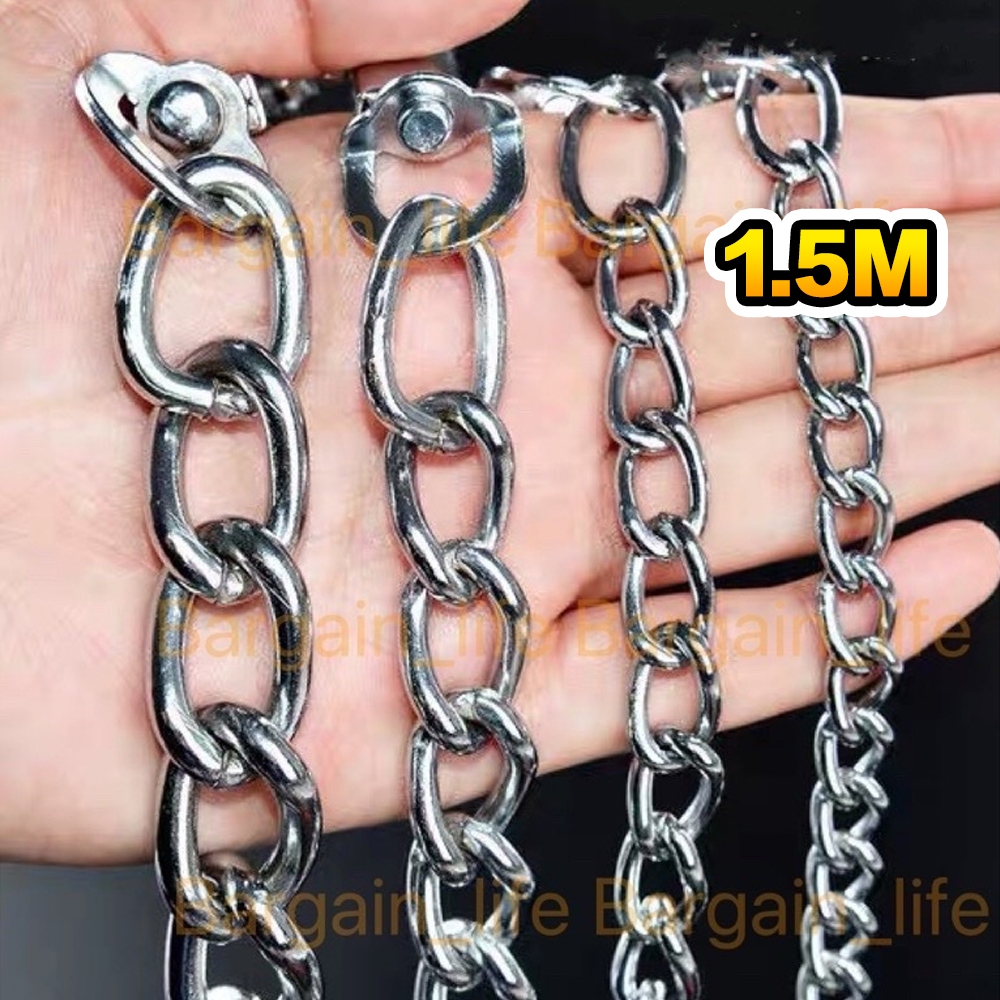 Dog chain 1.5M stainless steel dog chain/kadena Ng aso | Shopee Philippines
