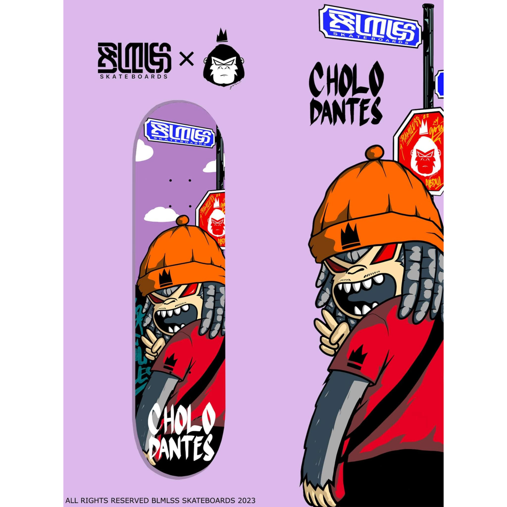 Blameless Skateboards Cholo Dantes | Shopee Philippines