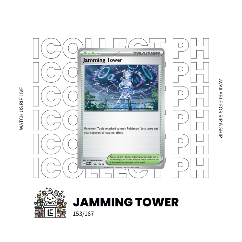 Pokémon TCG: Trainer Jamming Tower | Shopee Philippines