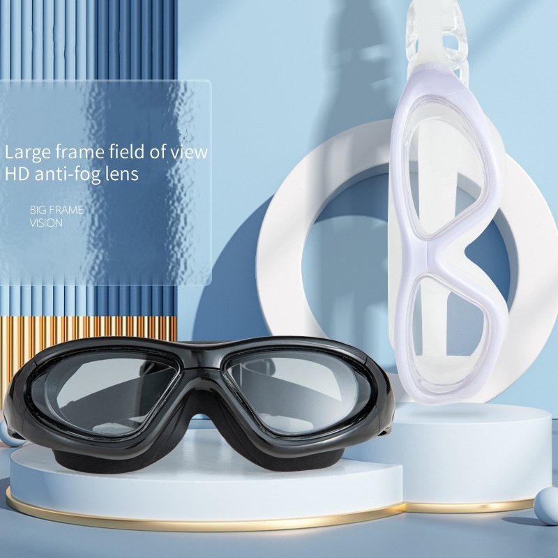HD Swimming Gogglefor Adult Anti-Fog Goggles for Swimming UV Large ...