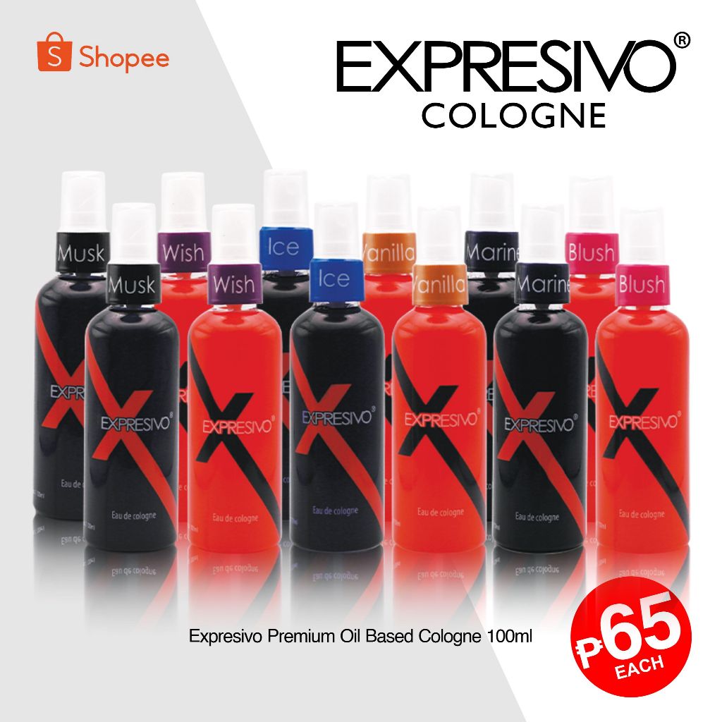 Expresivo Premium Oil Based Cologne 100ml | Shopee Philippines