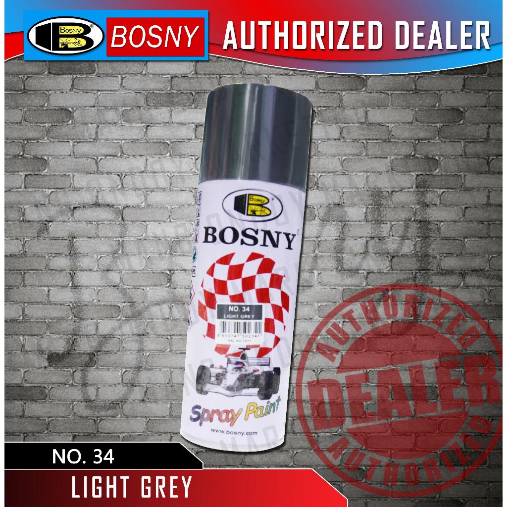 Bosny Spray Paint No.34 Light Gray | Shopee Philippines