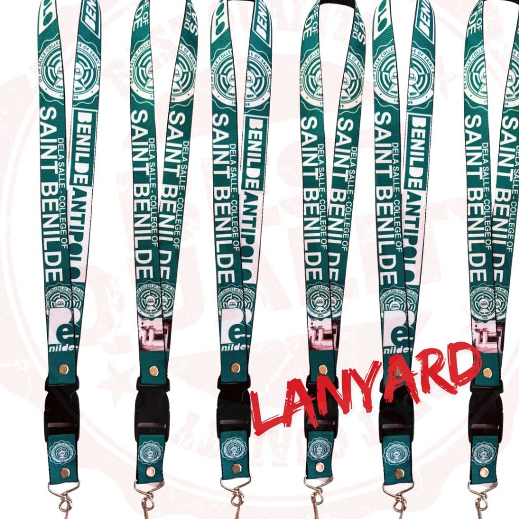 Lanyards DLSU Benilde Antipolo Id Holder Id Lace Name tags | Shopee ...