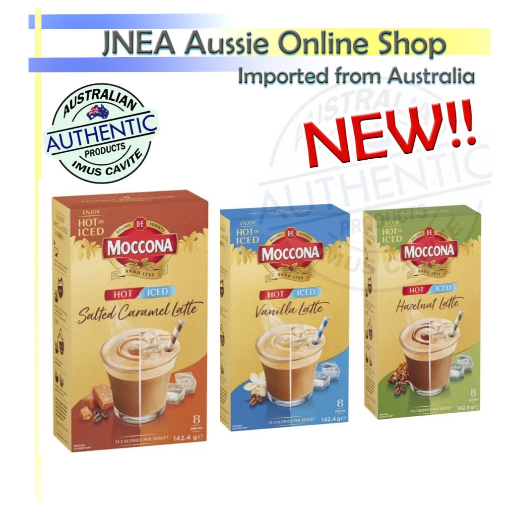 MOCCONA INSTANT COFFEE with 8 SACHET SERVES (142g) REAL MOCCONA COFFEE ...