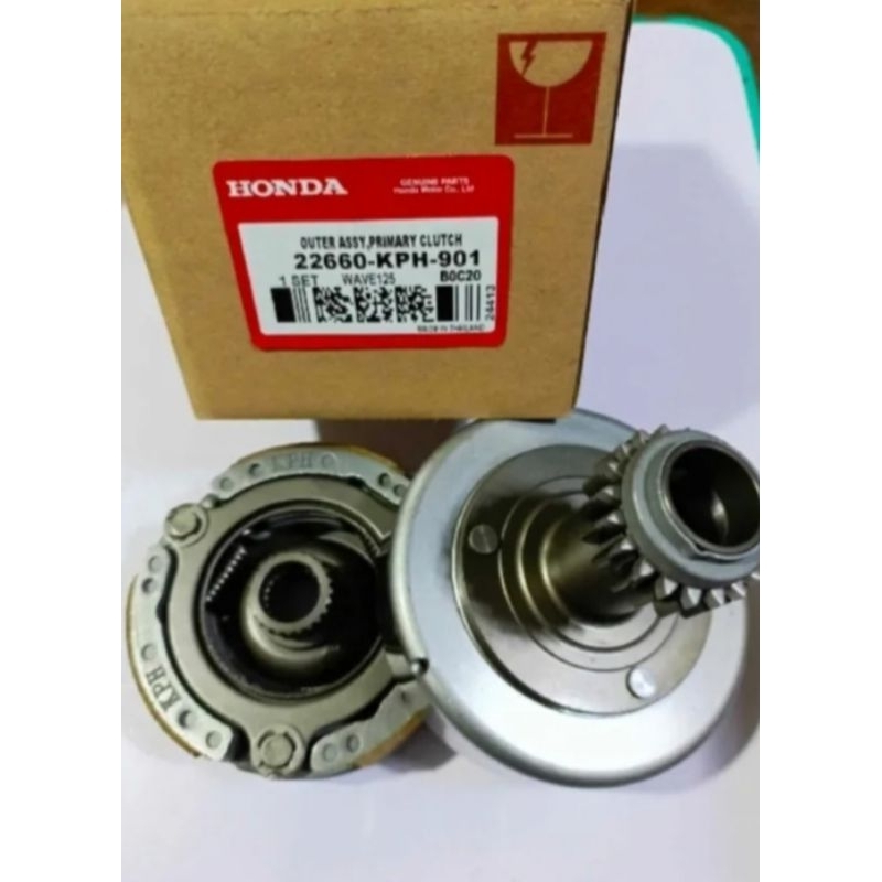 HONDA GENUINE PRIMARY CLUTCH ASSEMBLY for WAVE 125/XRM125 - Made in ...