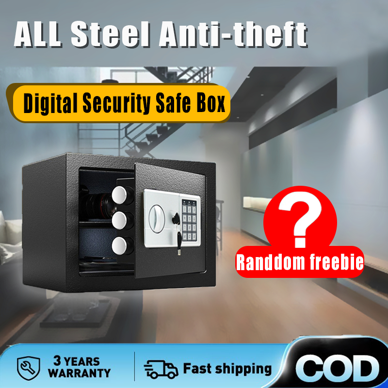 Electronic Safe Box Heavy Duty Digital Security BoxVault Keypad&Lock ...