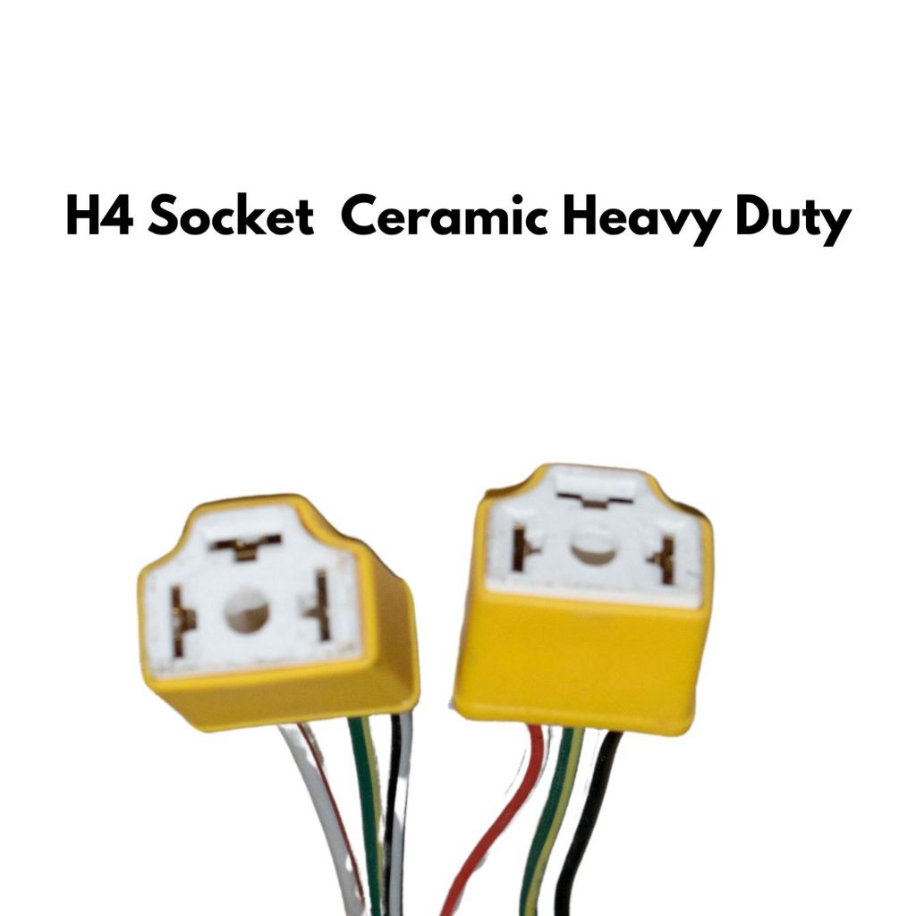 Headlight Socket H4 Ceramic Type Original Heavy Duty Headlight Ceramic ...