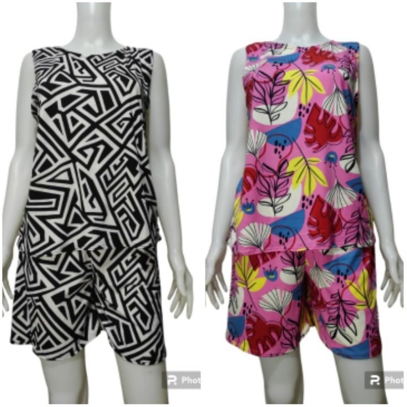 Pambahay Terno / Sando Short | Shopee Philippines