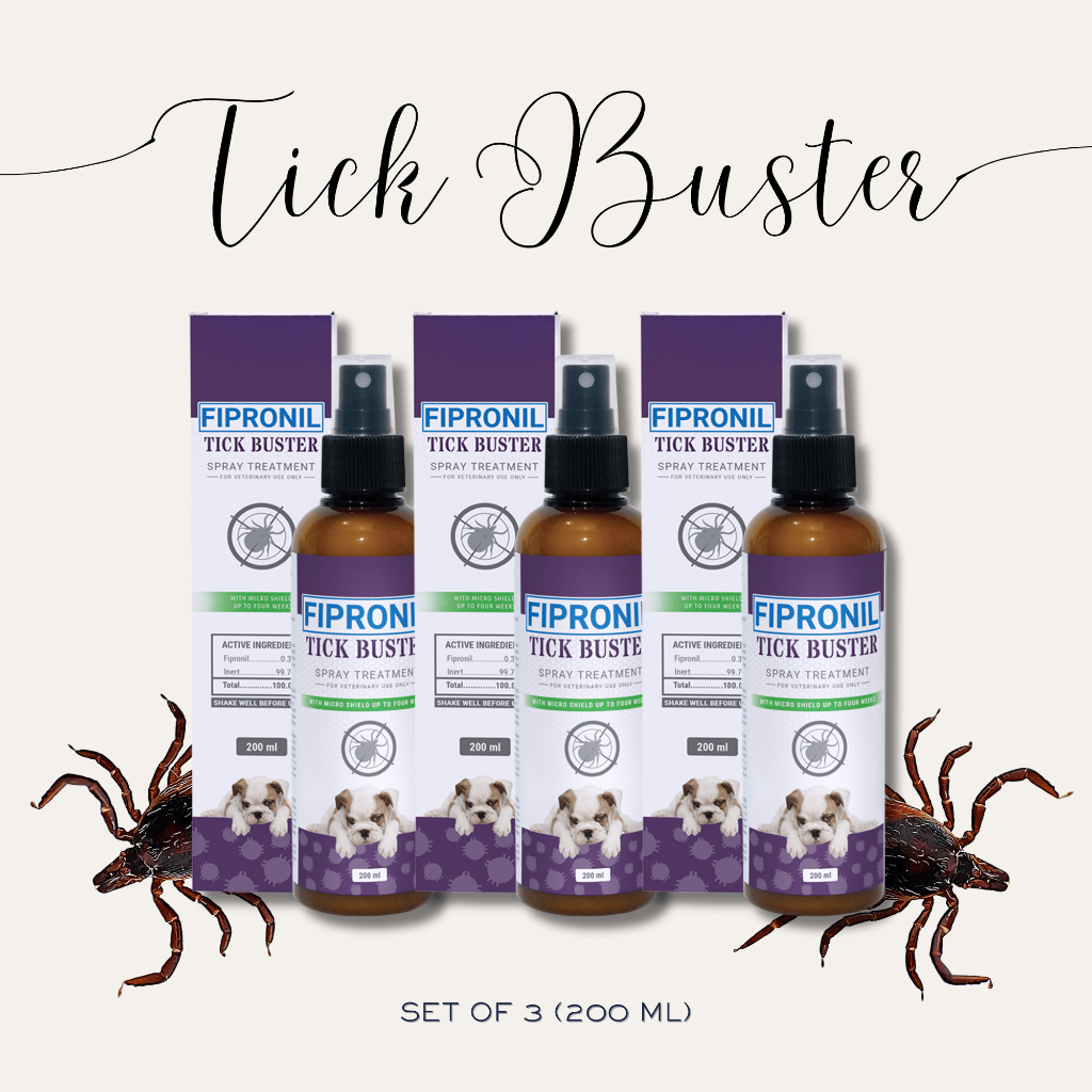 TBS2.0-Anti-garapata,(Tick) kuto at pulgas Fipronil Tick Buster 100ml ...