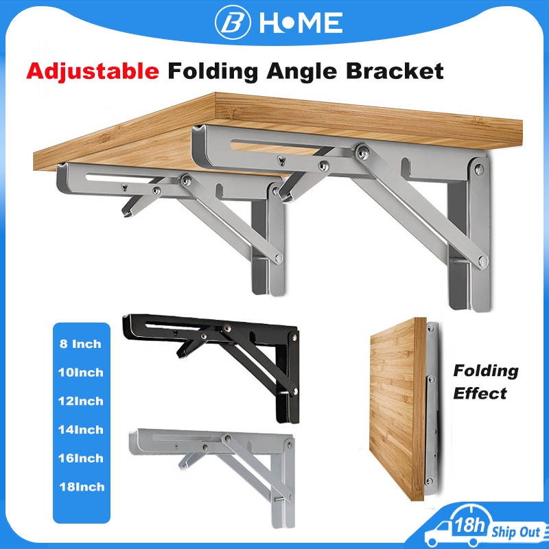 【2Pcs/Pair】Billy Folding Bracket Heavy Duty Upgrade Safer Bracket For ...