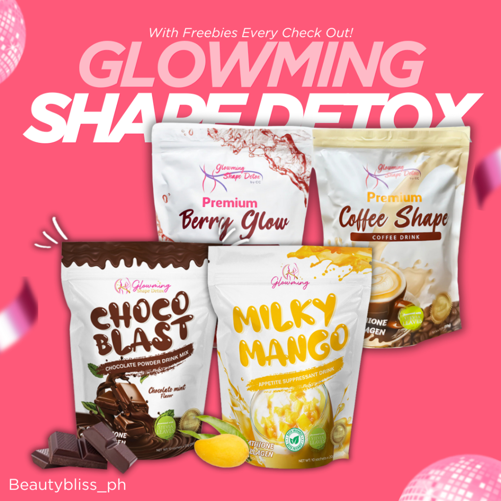 Glowming Shape Milky Mango Choco Blast Berry Glow Coffee Shape Detox ...