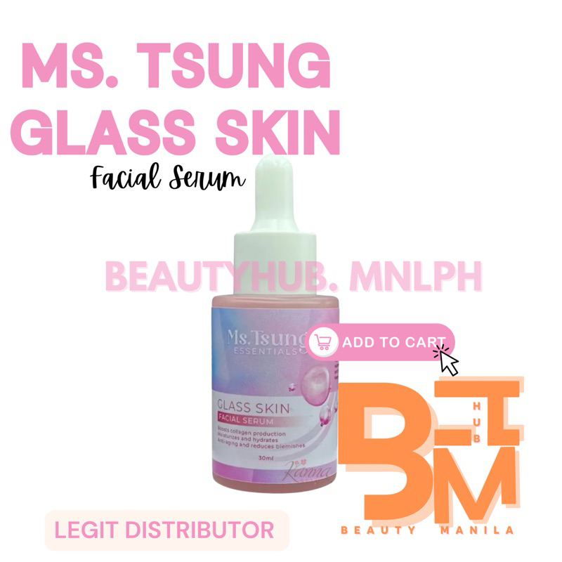 Ms. Tsung Glass Skin Facial Serum/Whitening Lotion/Foaming Cleanser ...