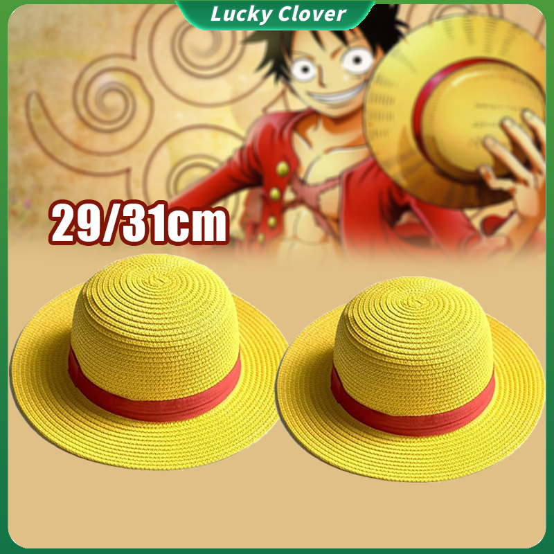 29/31cm Monkey D Luffy Straw Hat Cosplay Adults Kids Anime Cartoon ...