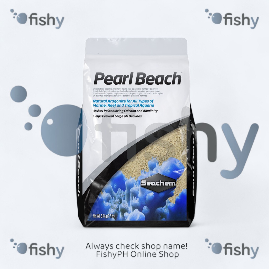 Seachem Pearl Beach (Aragonite) - Aquarium Reef Sand Substrate | Shopee ...