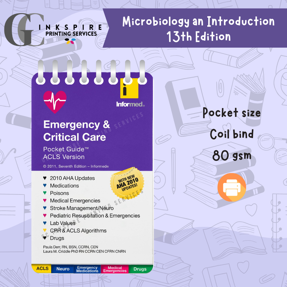 Pocket Guide ACLS Emergency and Critical Care | Shopee Philippines