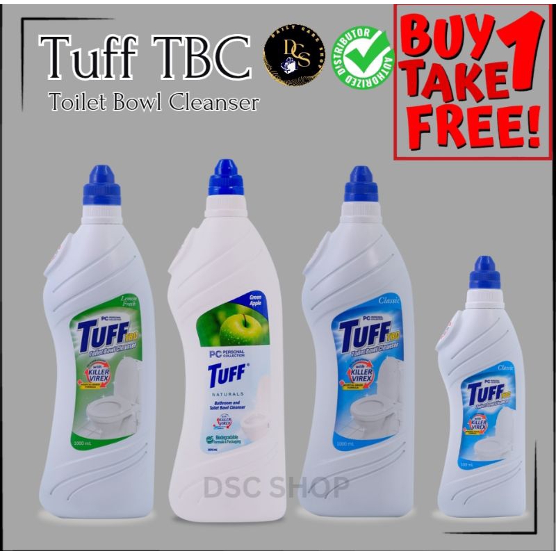 TUFF TBC BUY 1 TAKE TOILET BOWL CLEANER WITH KILLER VIREX | Shopee ...