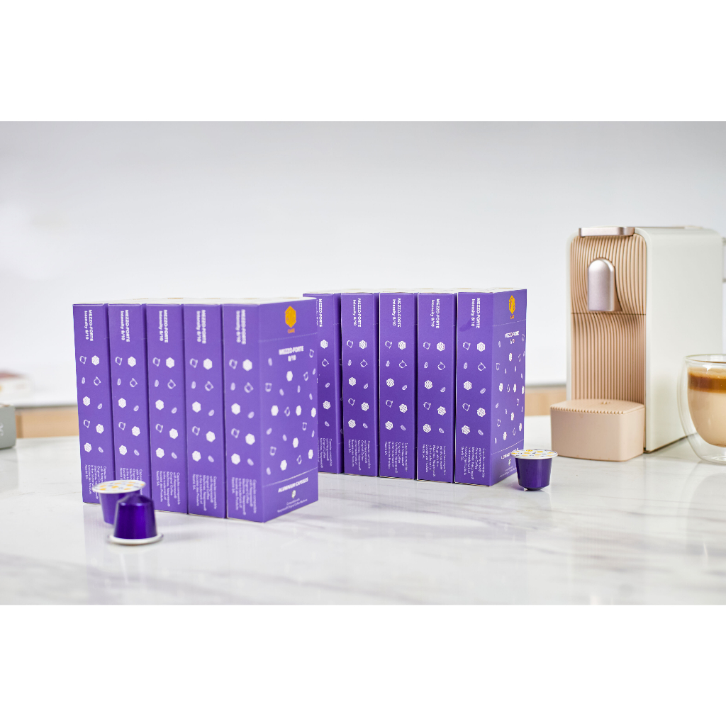Cozy Cafe Mezzo Forte Mega Pack 100 Coffee Capsules Pods - Nespresso ...