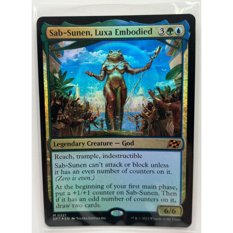 MTG TCG | DFT-0221 M (Foil) Sab-Sunen, Luxa Embodied | Shopee Philippines