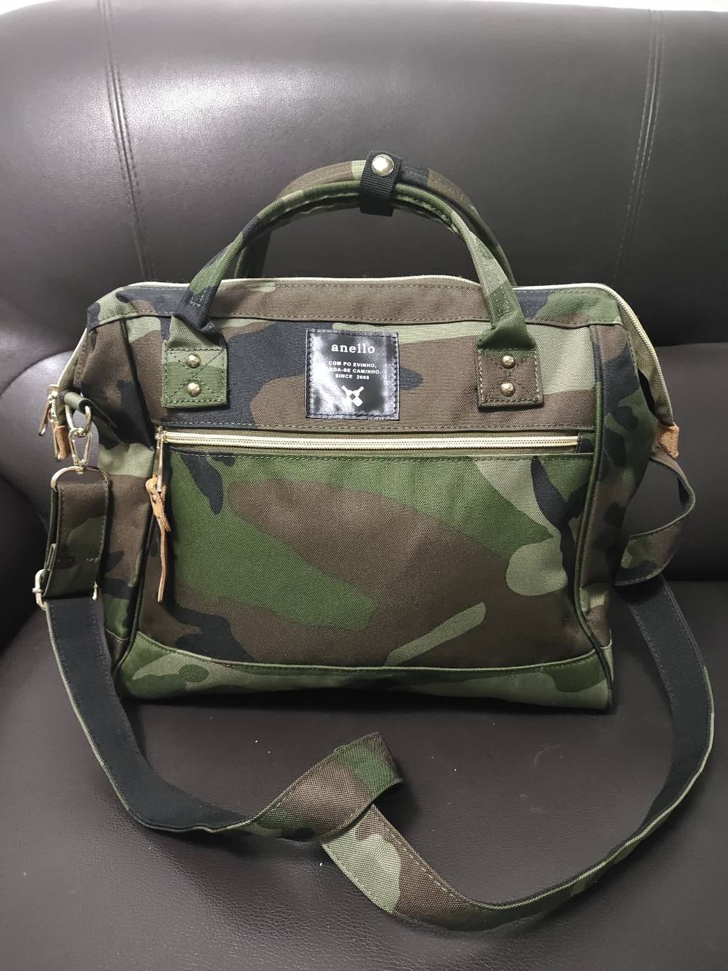 ANELLO Camouflage medium 2 way bag (Japan Original) | Shopee Philippines