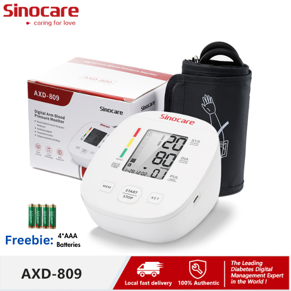 Sinocare AXD-809 Blood Pressure Check Machine Digital Blood Pressure ...