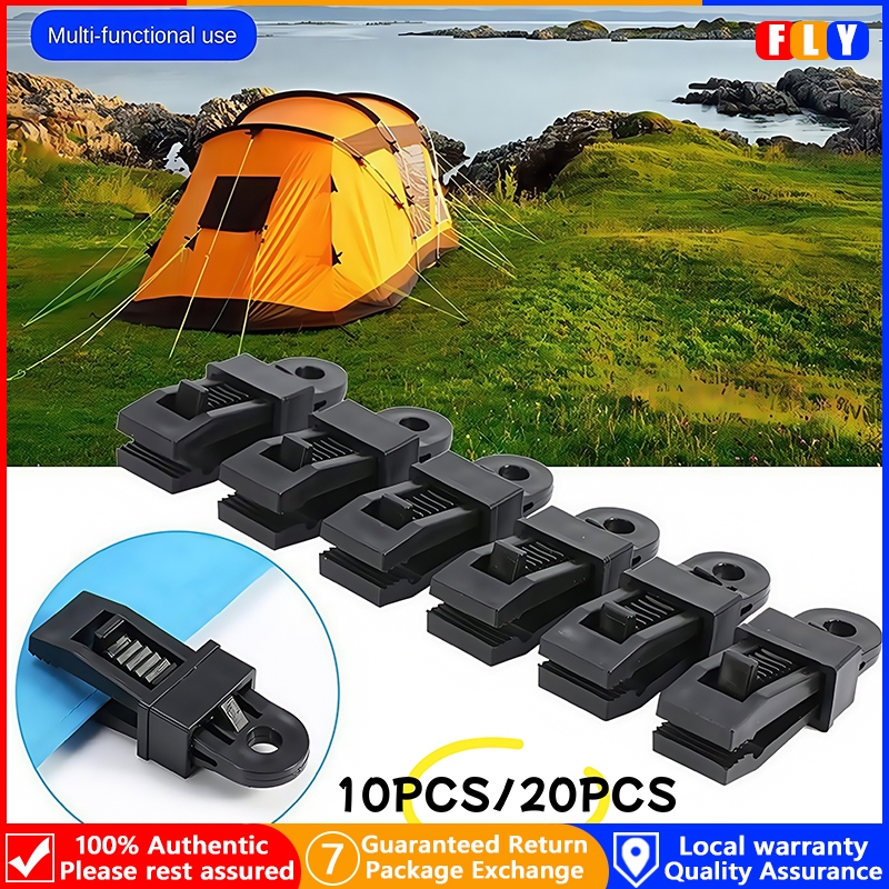 20PCS Caravan Jaw Grip Trap Tent Awning Canopy Windproof Clamp Tighten ...