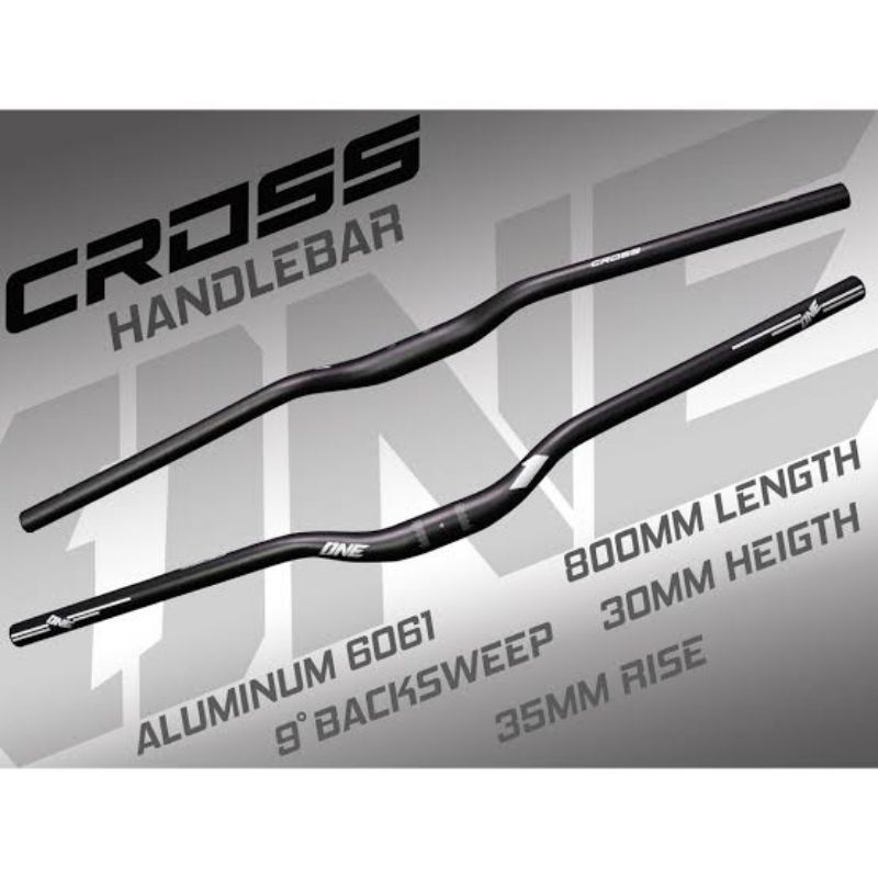 Handle Bar One Cross Riser Alloy Handle Bar By Weapon | Shopee Philippines