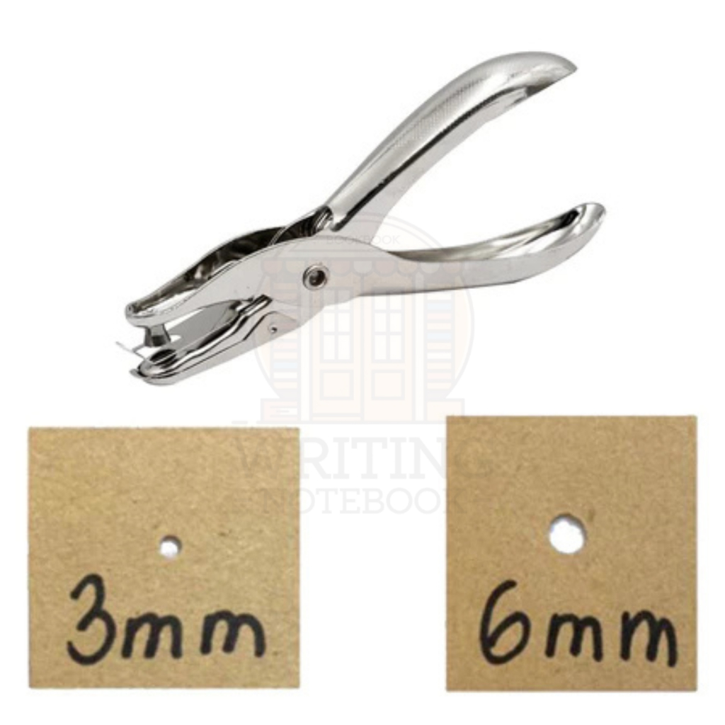 3mm&6mm Punch card Hole Puncher Circle Metal Single Hand Held Hole ...