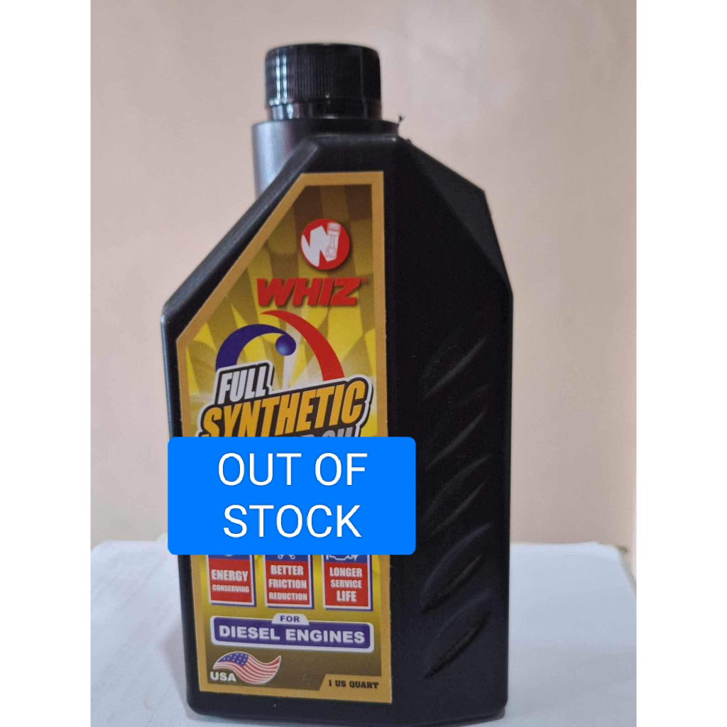 WHIZ FULL SYNTHETIC MOTOR OIL DIESEL ENGINE 1LITER | Shopee Philippines