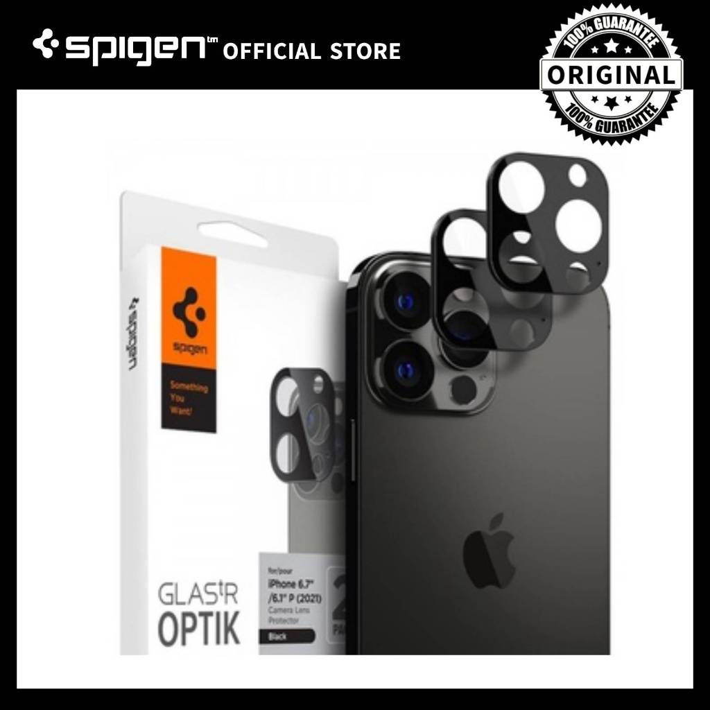 Spigen iPhone 13 / iPhone 13 Mini Optik Lens Protector (2Pack) | Shopee ...