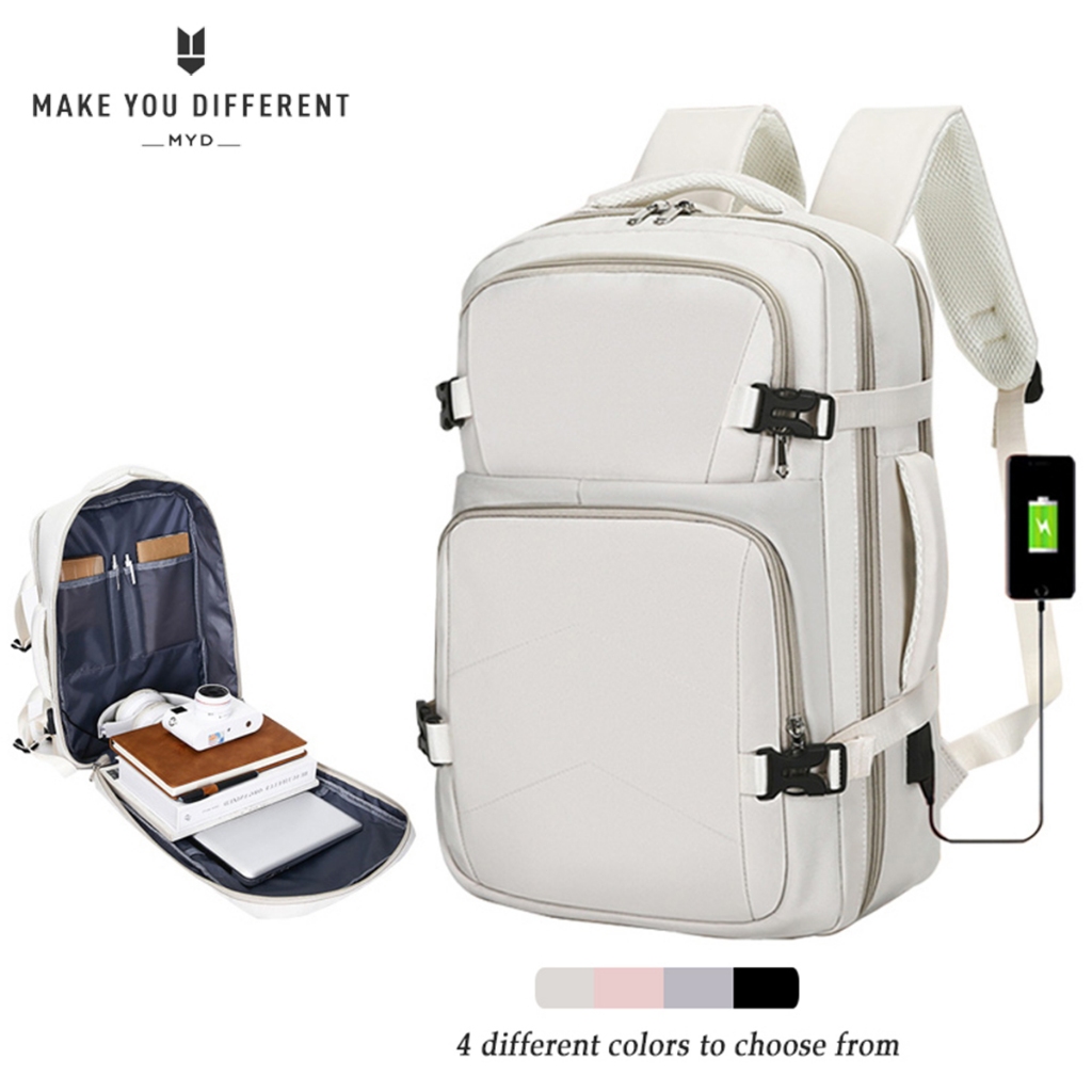 MYD Waterproof Travel Backpack Laptop Backpack 16 inch Multifunction ...