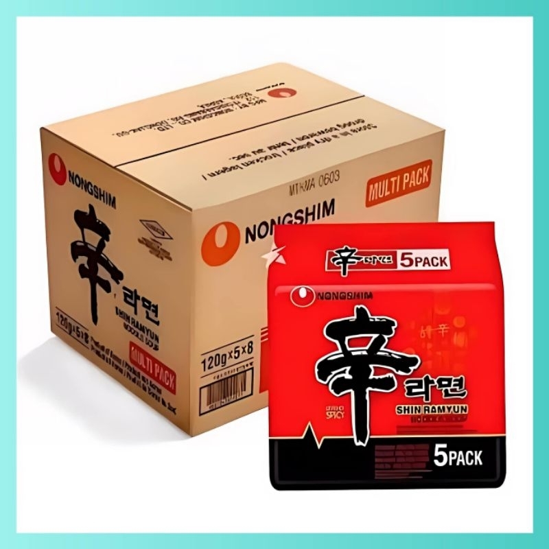 Nongshim Shin Ramyun/Ramen 120g x 40pcs (1BOX)(HALAL) | Shopee Philippines