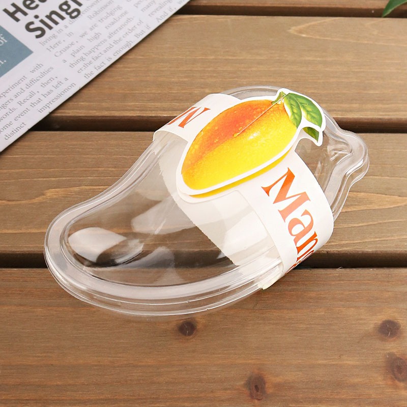 [50 PCS] No Sticker Mango Shaped Deli Containers (No Stickers) | Shopee ...
