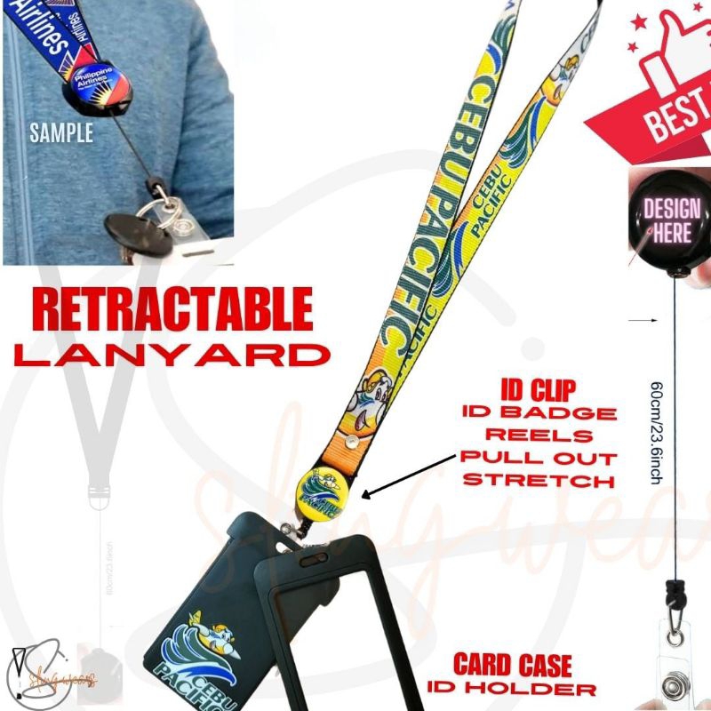 Cebu Pacific Retractable Lanyard Stretch id lace name tag | Shopee ...