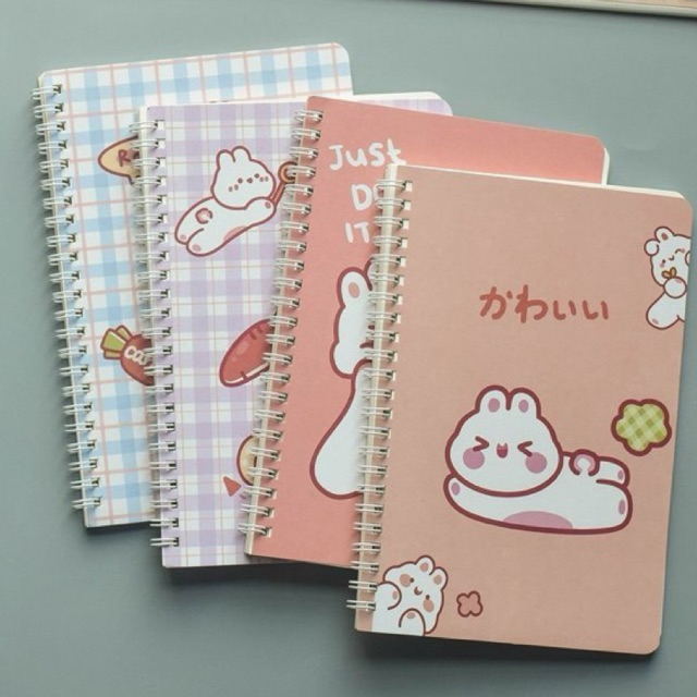 graphic cartoon notebooks (with spring) | Shopee Philippines