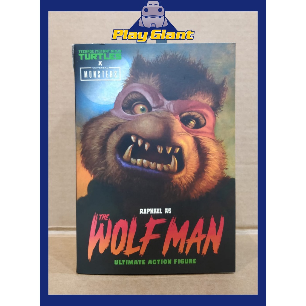 NECA Universal Monsters x TMNT Ultimate Raphael as The Wolfman 7inch ...