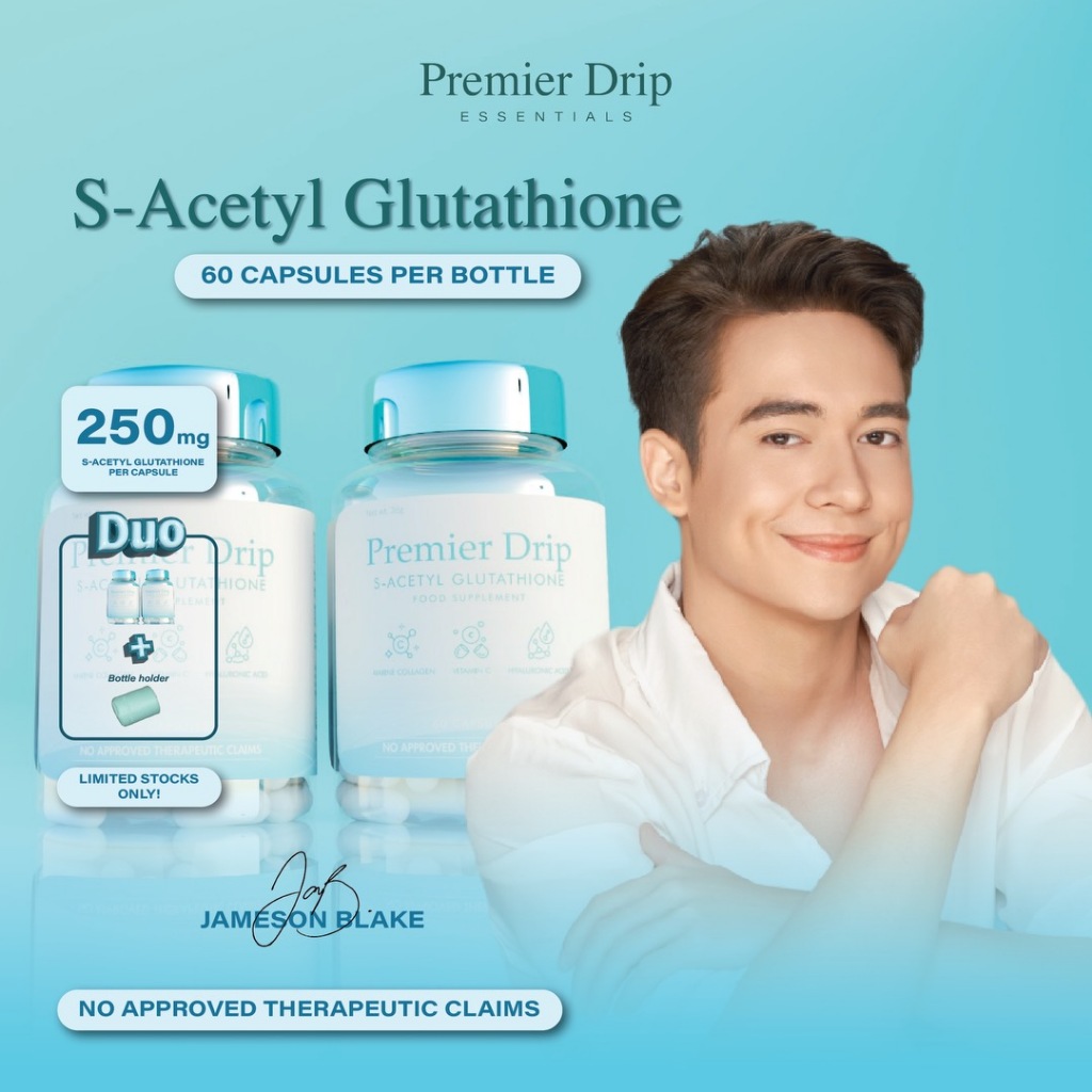 Premier Drip S-Acetyl Glutathione DUO 120 Caps | Skin Brightening ...