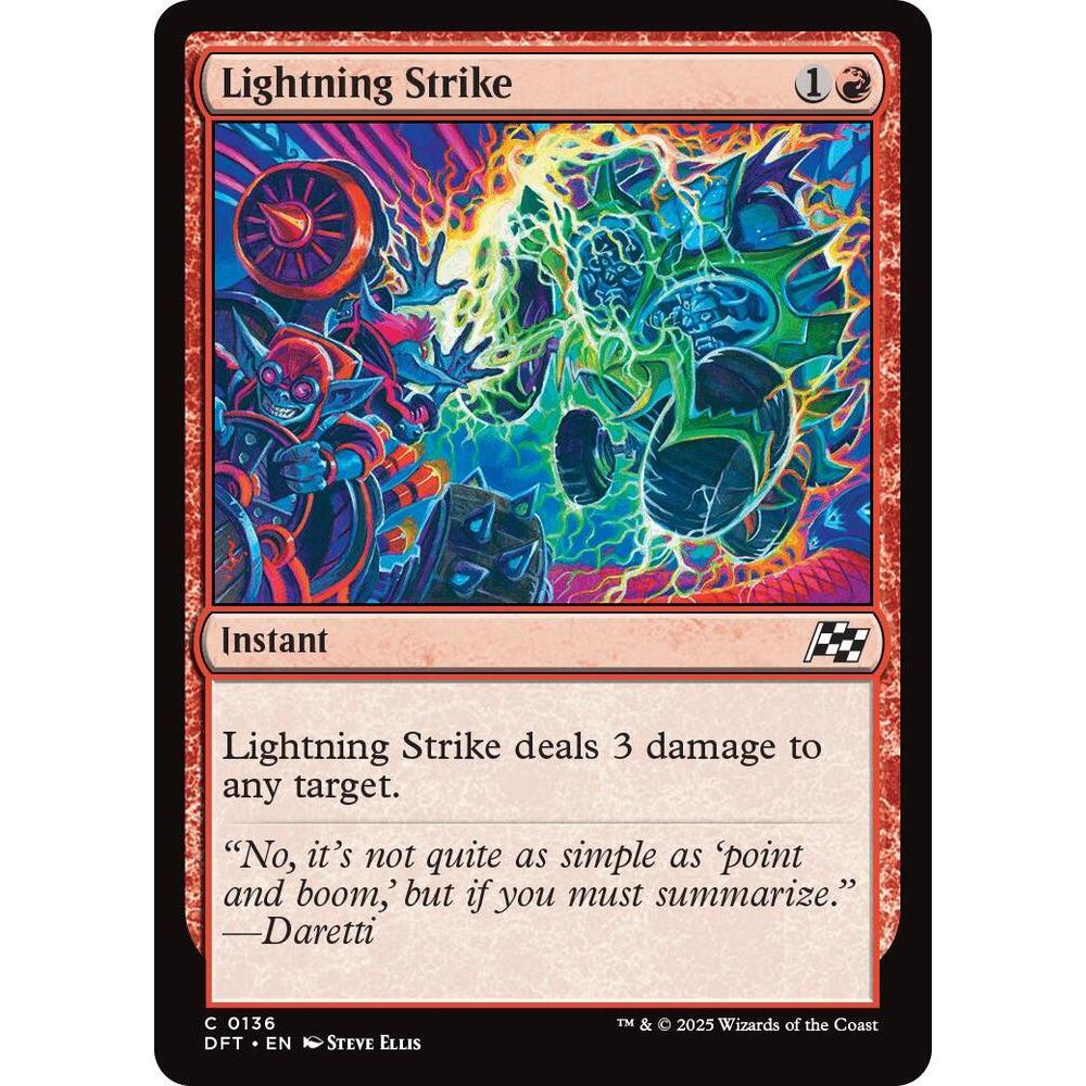 MTG Lightning Strike (DFT) - Aetherdrift | Shopee Philippines