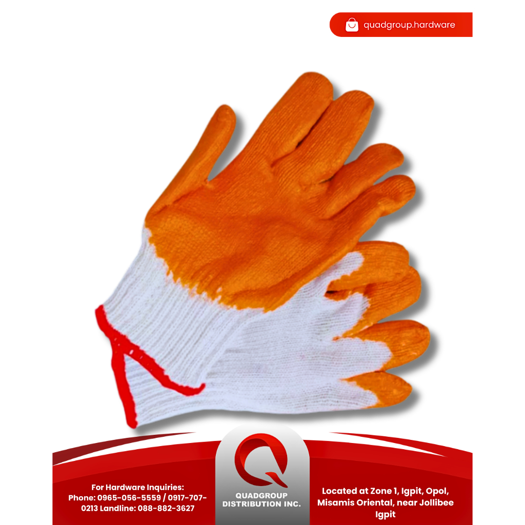 HARDWARE: RUBBERIZED GLOVES 12PC | Shopee Philippines