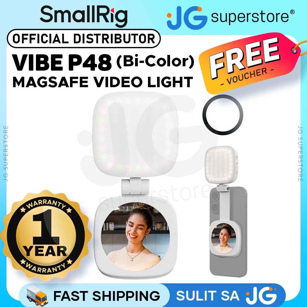 SmallRig Vibe P48 Detachable Smartphone LED Video Light 2700K - 5600K ...